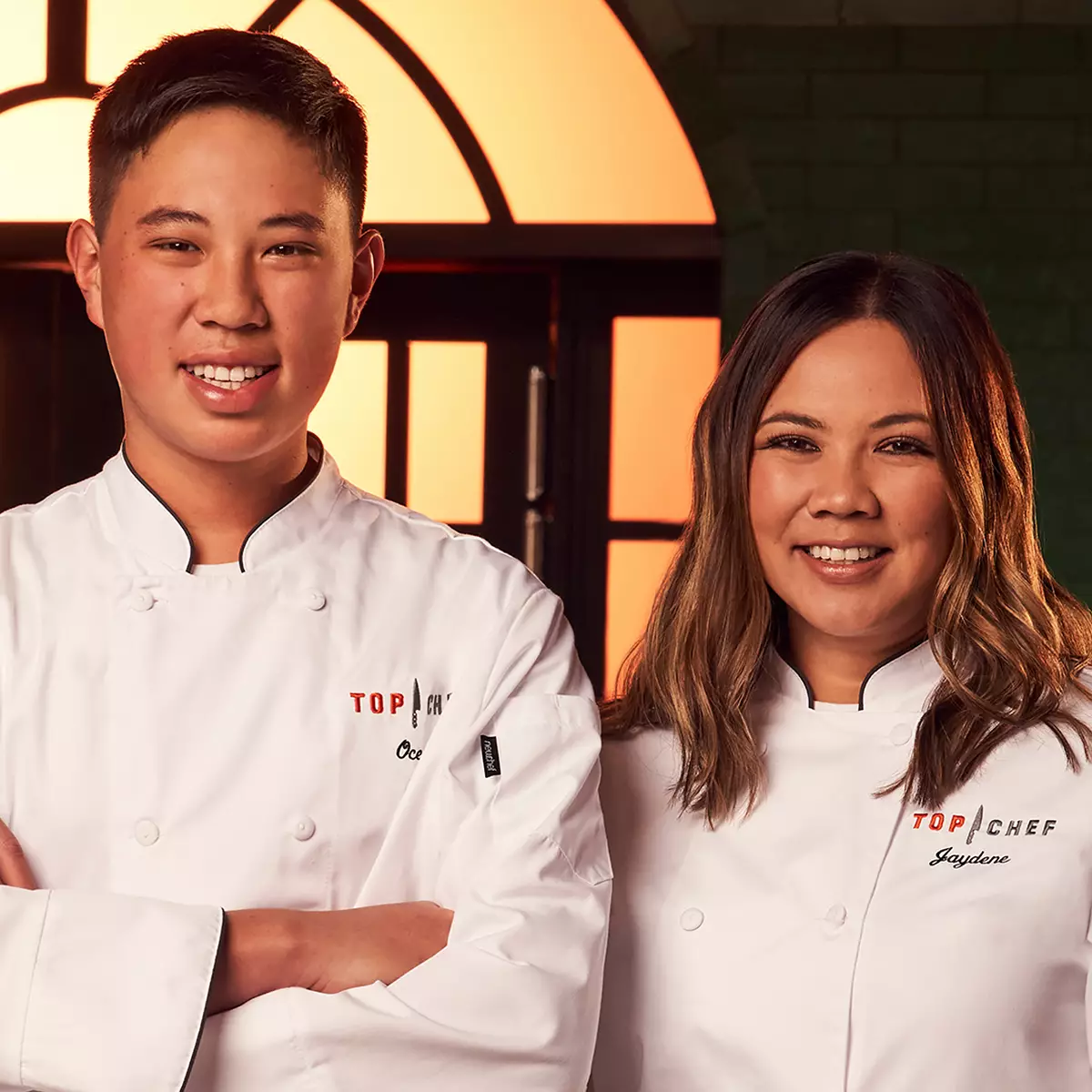 Zawodnicy Top Chef Family Style Ocean i Jaydene Kanekoa