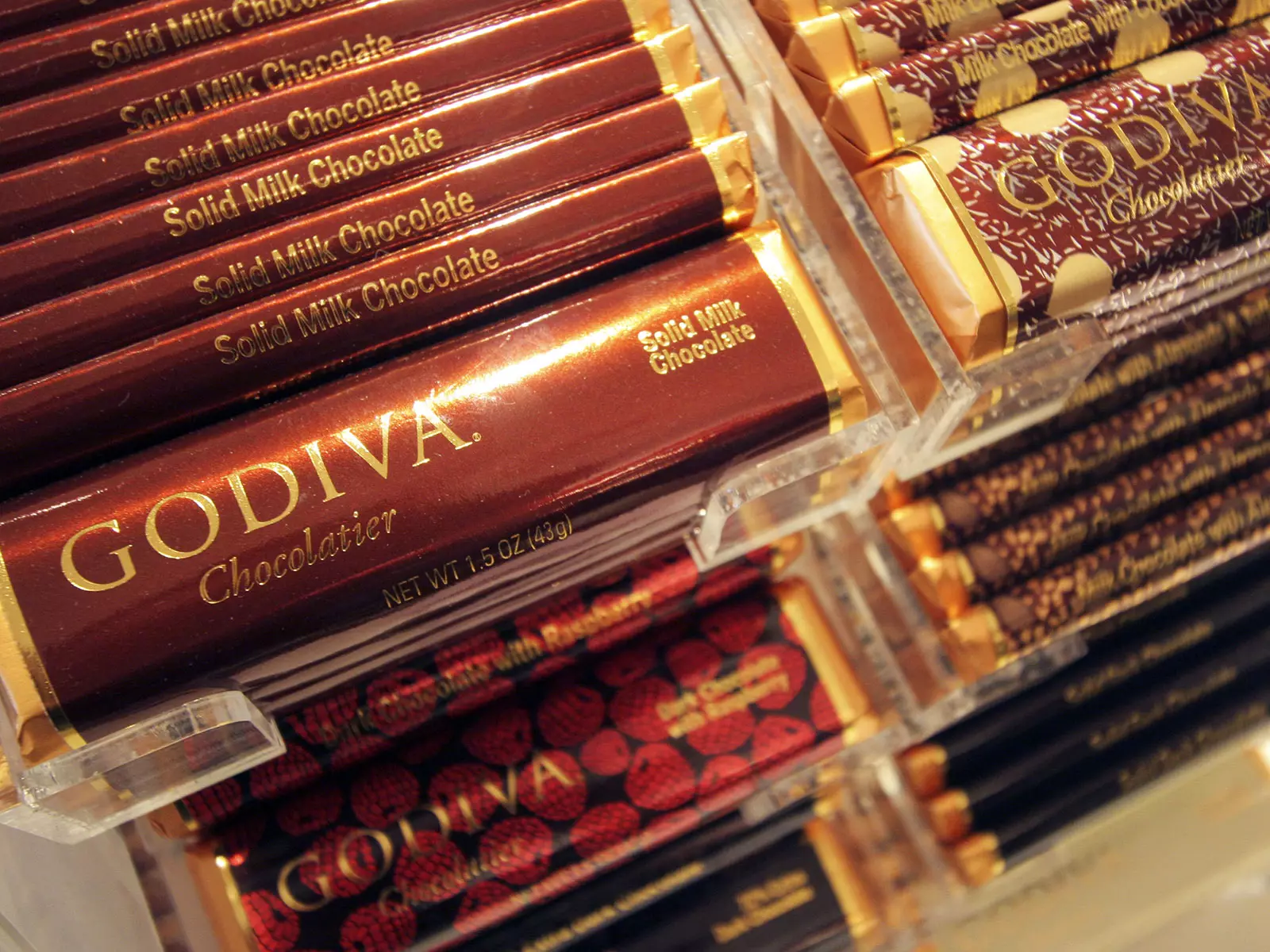 Godiva se torna a barra de chocolate mainstream