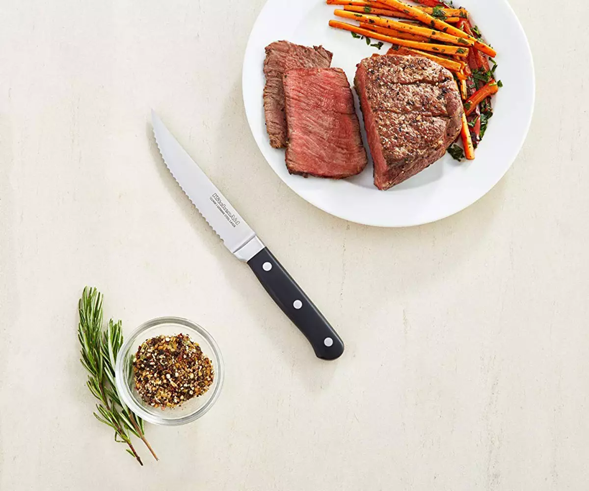 I-KitchenAid KKFTR4OB I-Classic Forged Steak Knife Set Tout