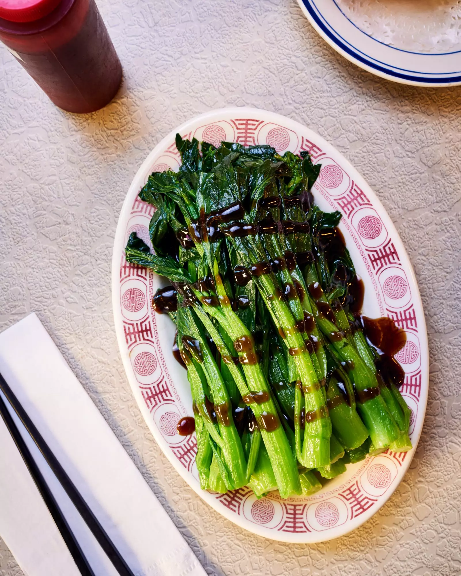 Chinatown USA Greens με σάλτσα στρειδιών