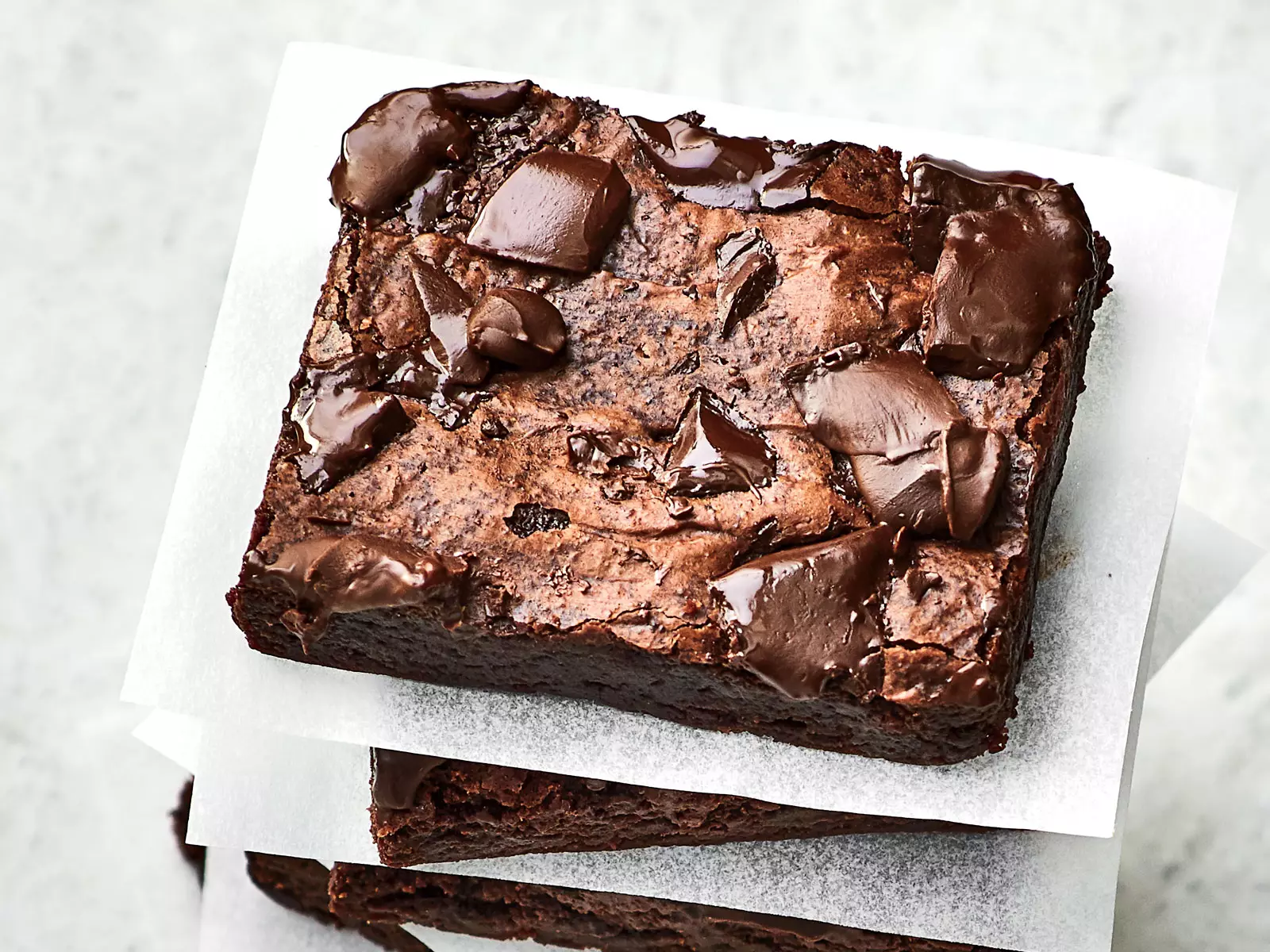 Brownies aux deux morceaux de chocolat de Lee Lee