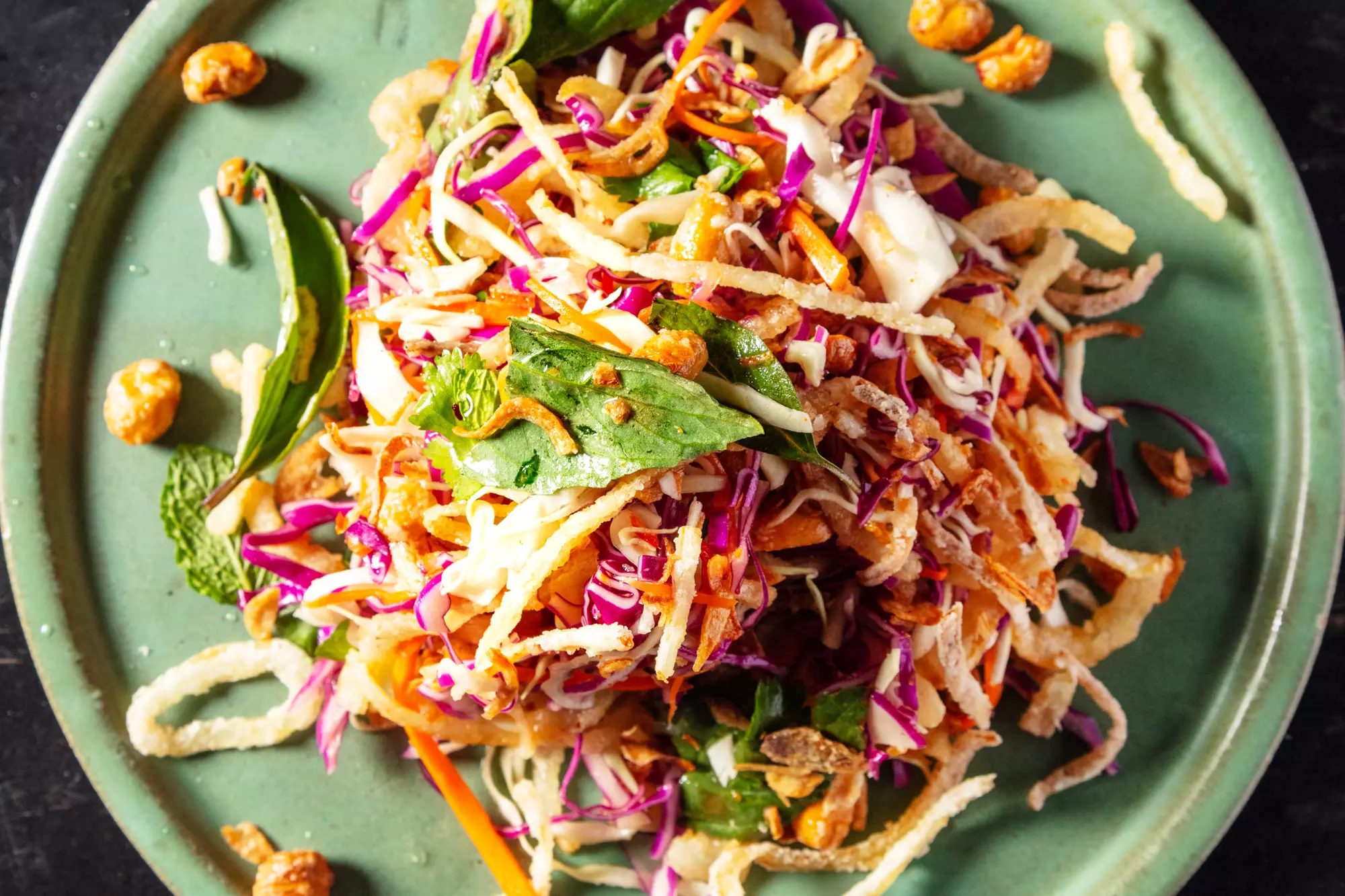 Crunchy Cabbage Salad with Peanuts and Fish Sauce Recipe