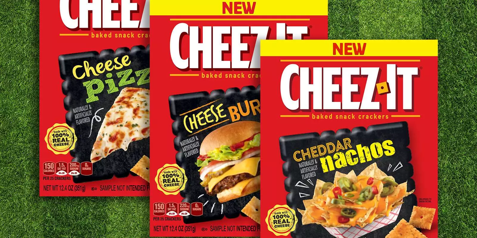 Cheez-It wëll datt Dir säi Bescht Fussball-Themen Aroma wielt