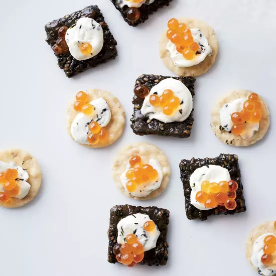 7-Menit Salmon Caviar Sushi bites