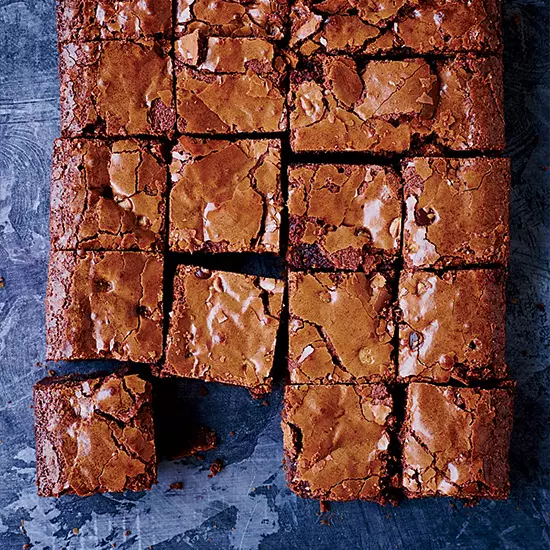 Nejlepší čokoládové recepty: Brownies s dvojitou čokoládou a arašídovým máslem