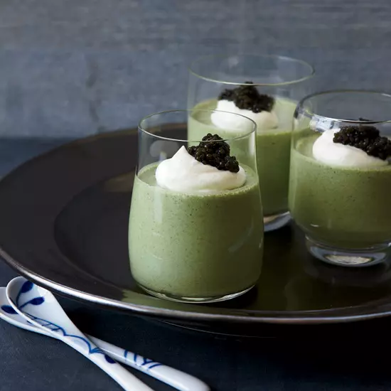 Mousse Sorrel with Lemon Cream