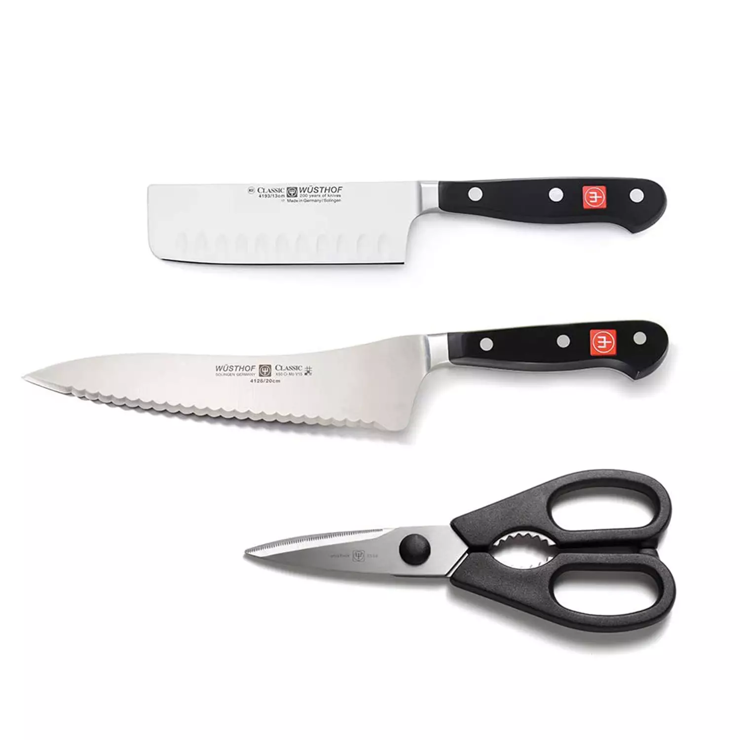 WUSTHOF Classic 3 Piece Kitchen Knife Set