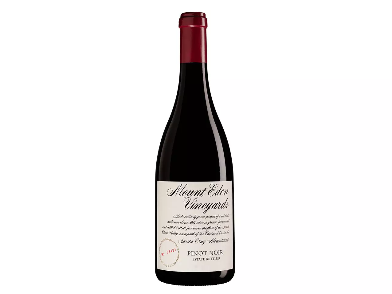 2014 Mount Eden Izidiliya zePinot Noir Estate