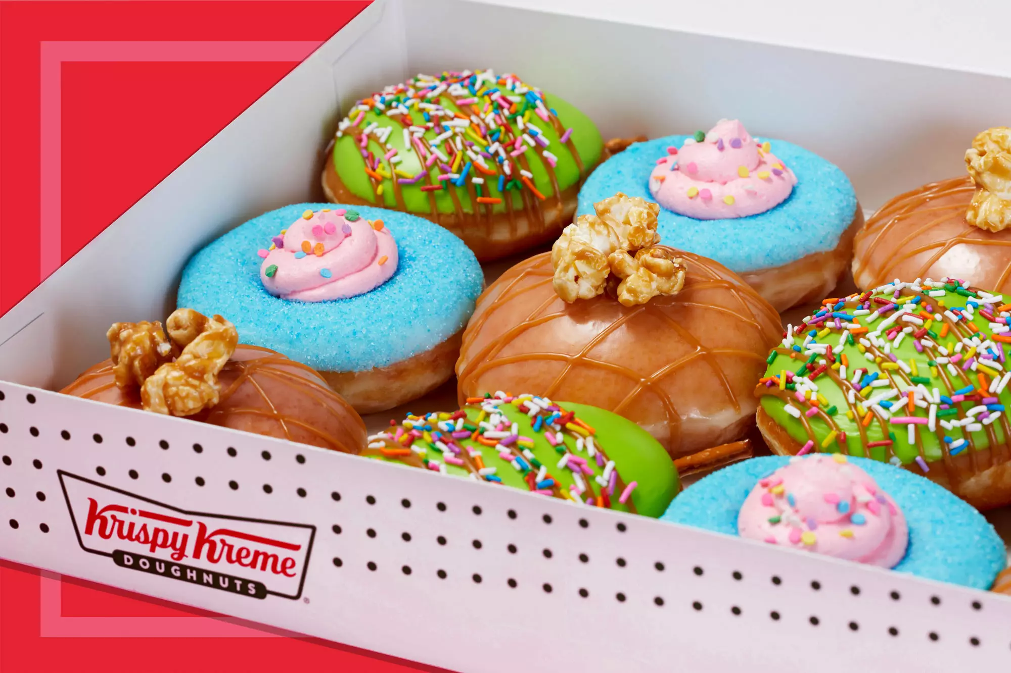Krispy Kreme carnival donuts