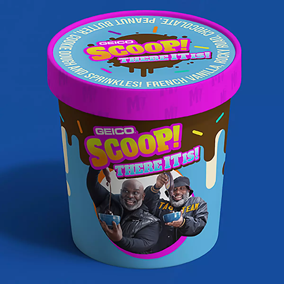 Scoop! Ọ bụ Geico x Tag Team Ice Cream