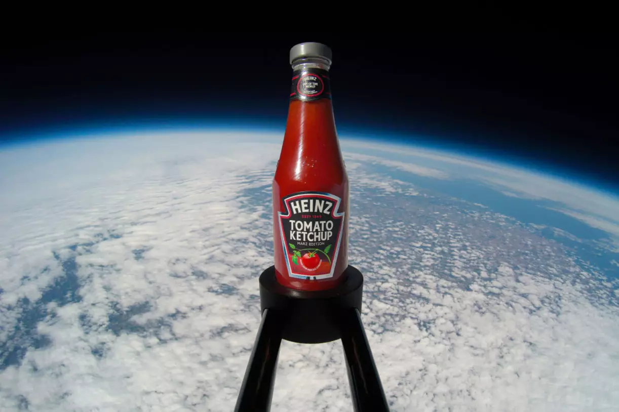 Ketchup da edição Heinz Mars