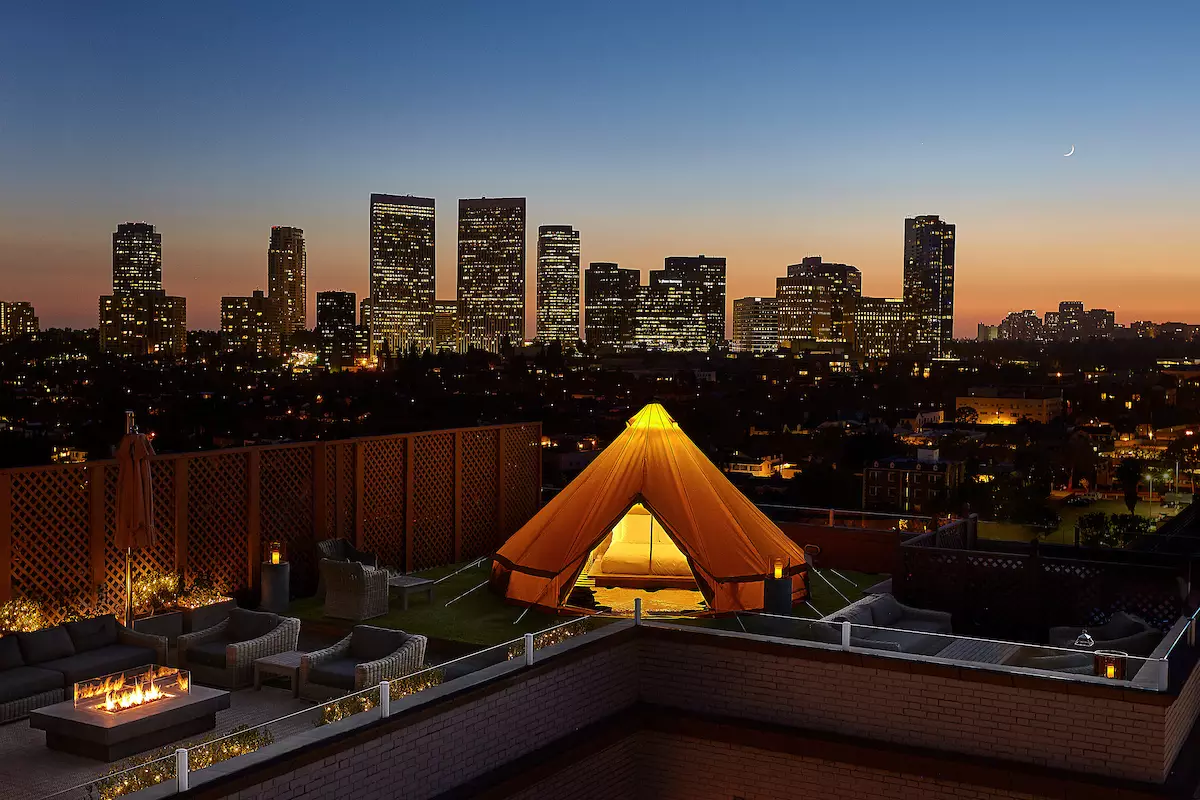 glamping beverly wilshire
