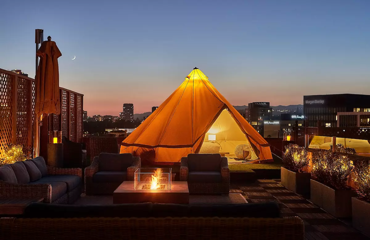 glamping beverly wilshire