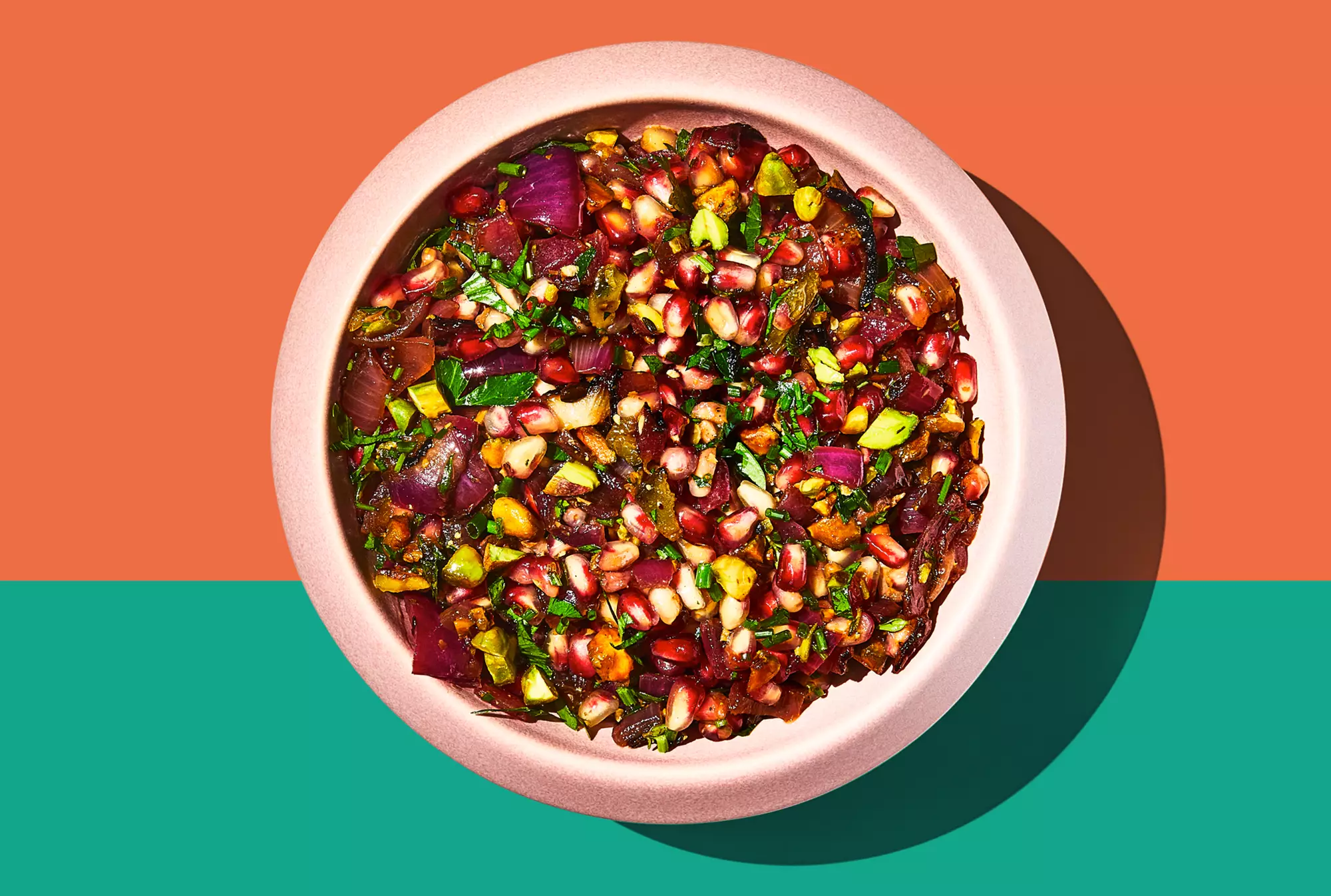 Pomegranate-Pistachio Salsa