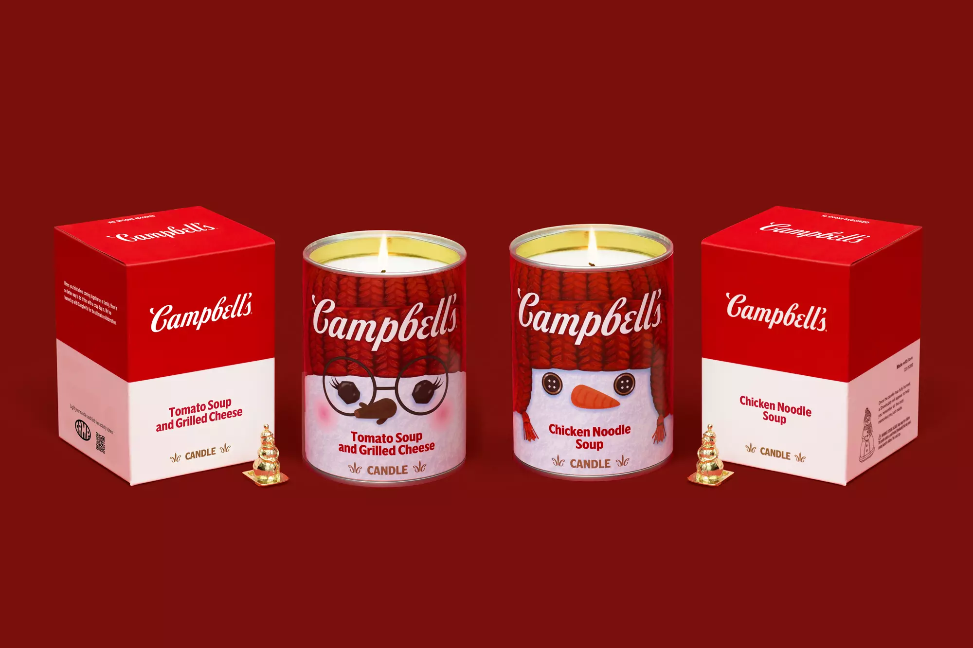 Campbell-en zopa kandelak