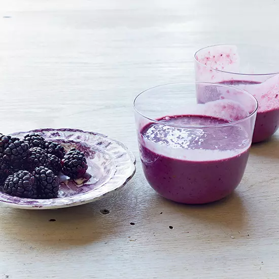 Blackberry Buttermilk Smoothies