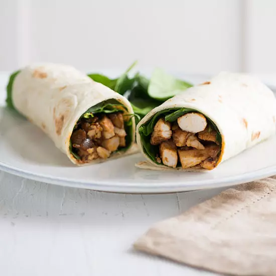 Ispana bilen towuk Burrito