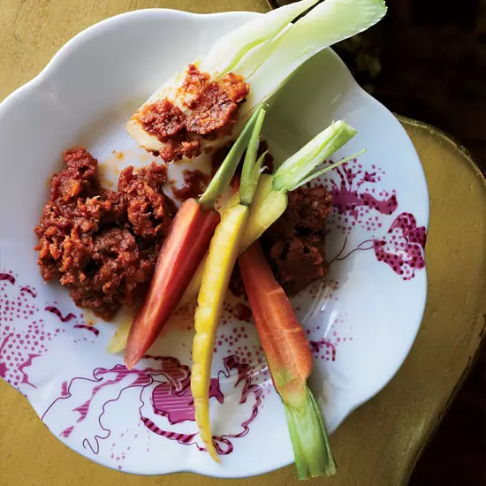 Molho de tomate seco e azeitonas