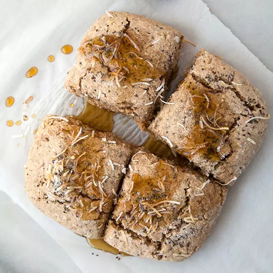 Maple Coconut-Chia Scones