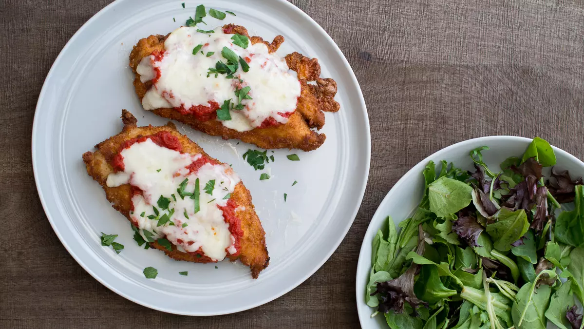 Graham Cracker Chicken Parmesan