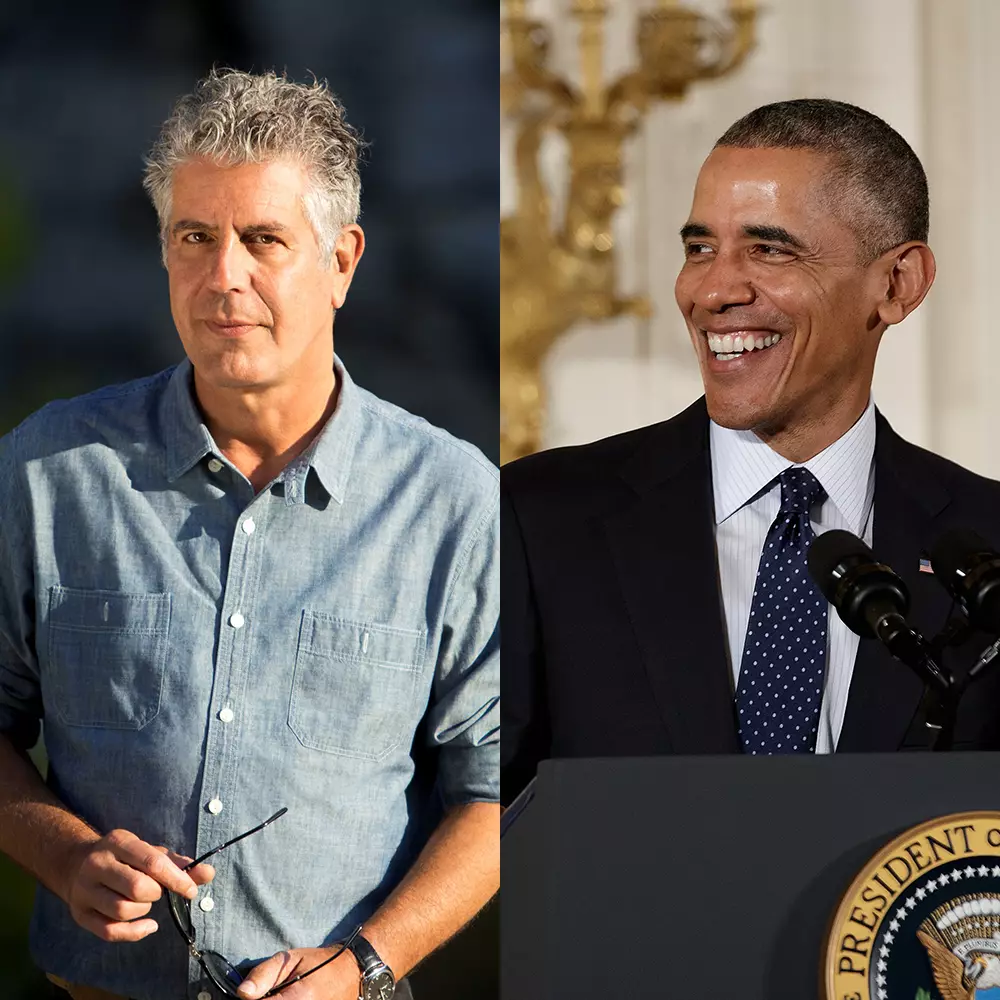 Anthony Bourdain en Obama Aandete in Viëtnam