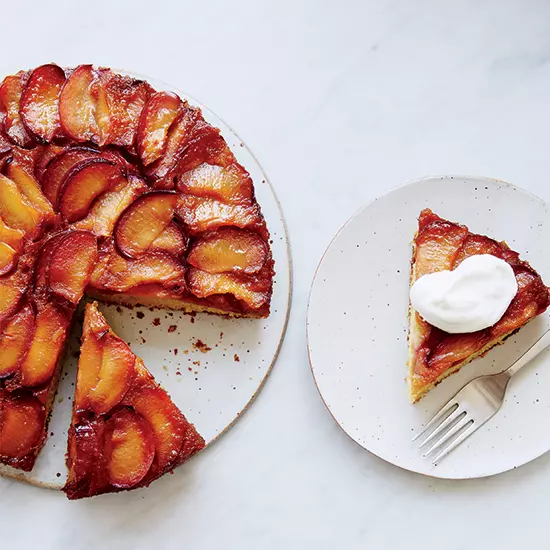 Plum Upside-Down Cake