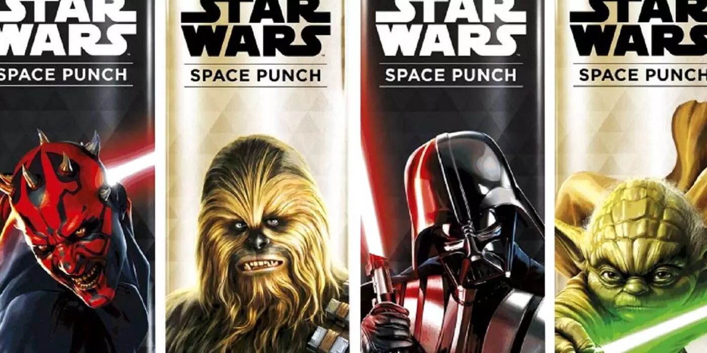 Star Wars Punch ir pieejams ierobežotā daudzuma varoņu kārbās