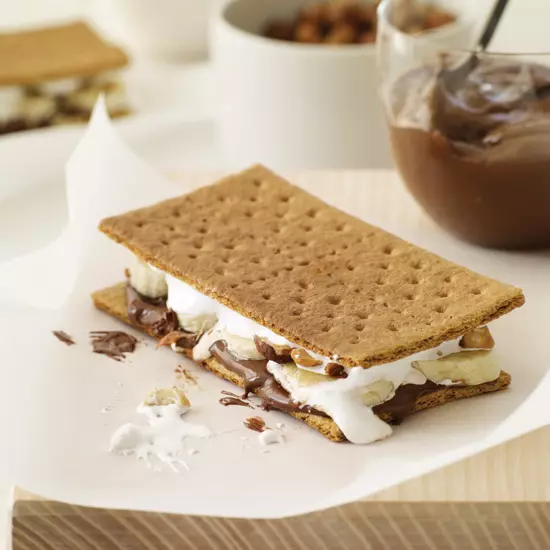 Banan-Nutella S'Mores