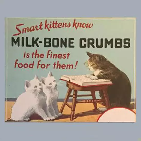 Vintage Milk Bone -mainos