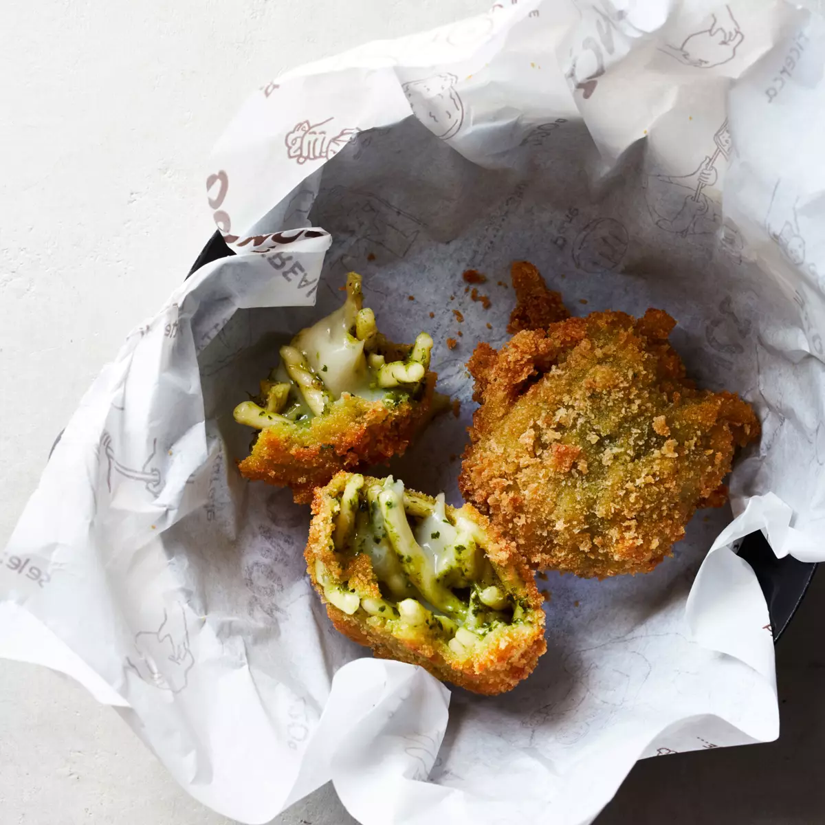 Pasta-na-Pesto Croquettes