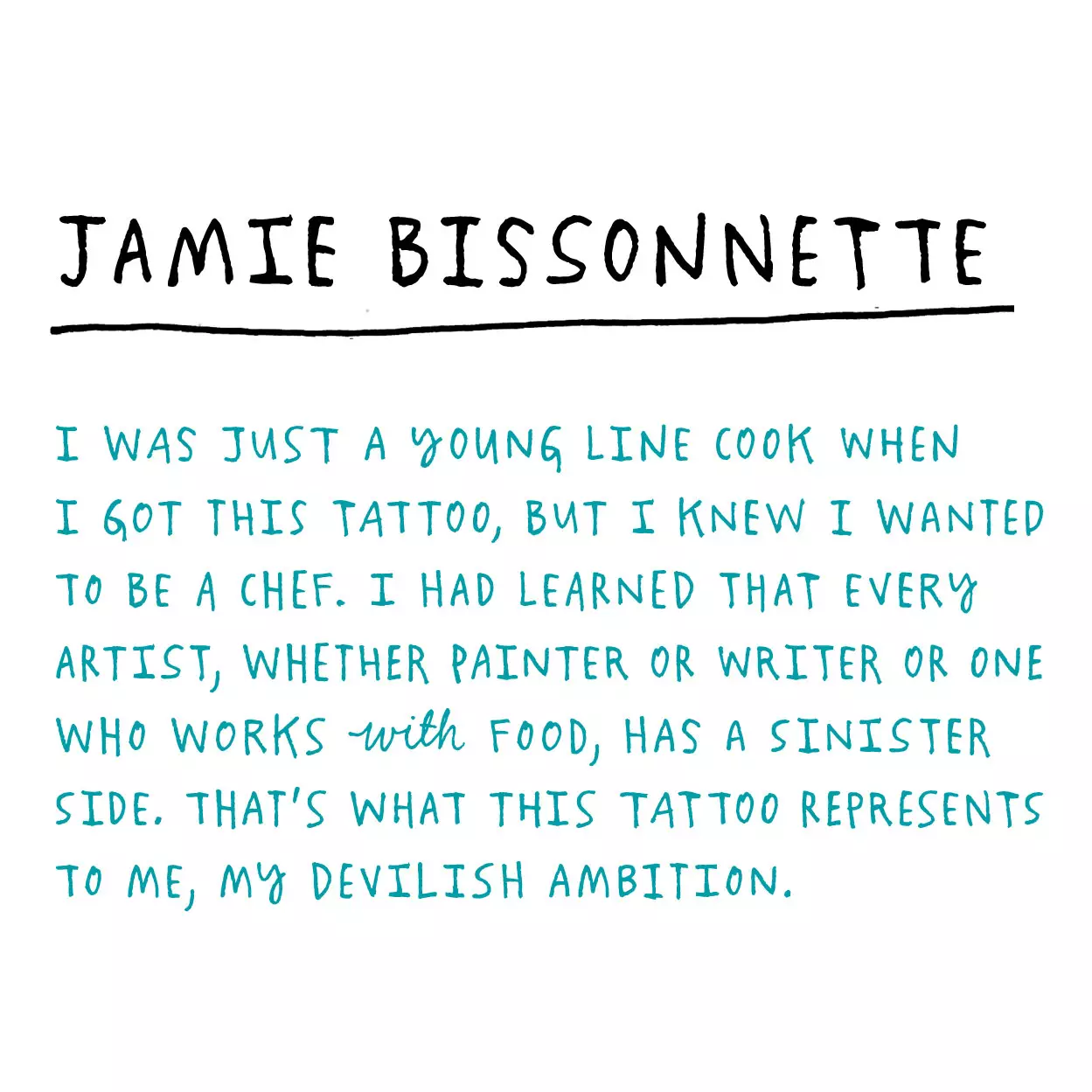 facas e tinta jamie bissonnette