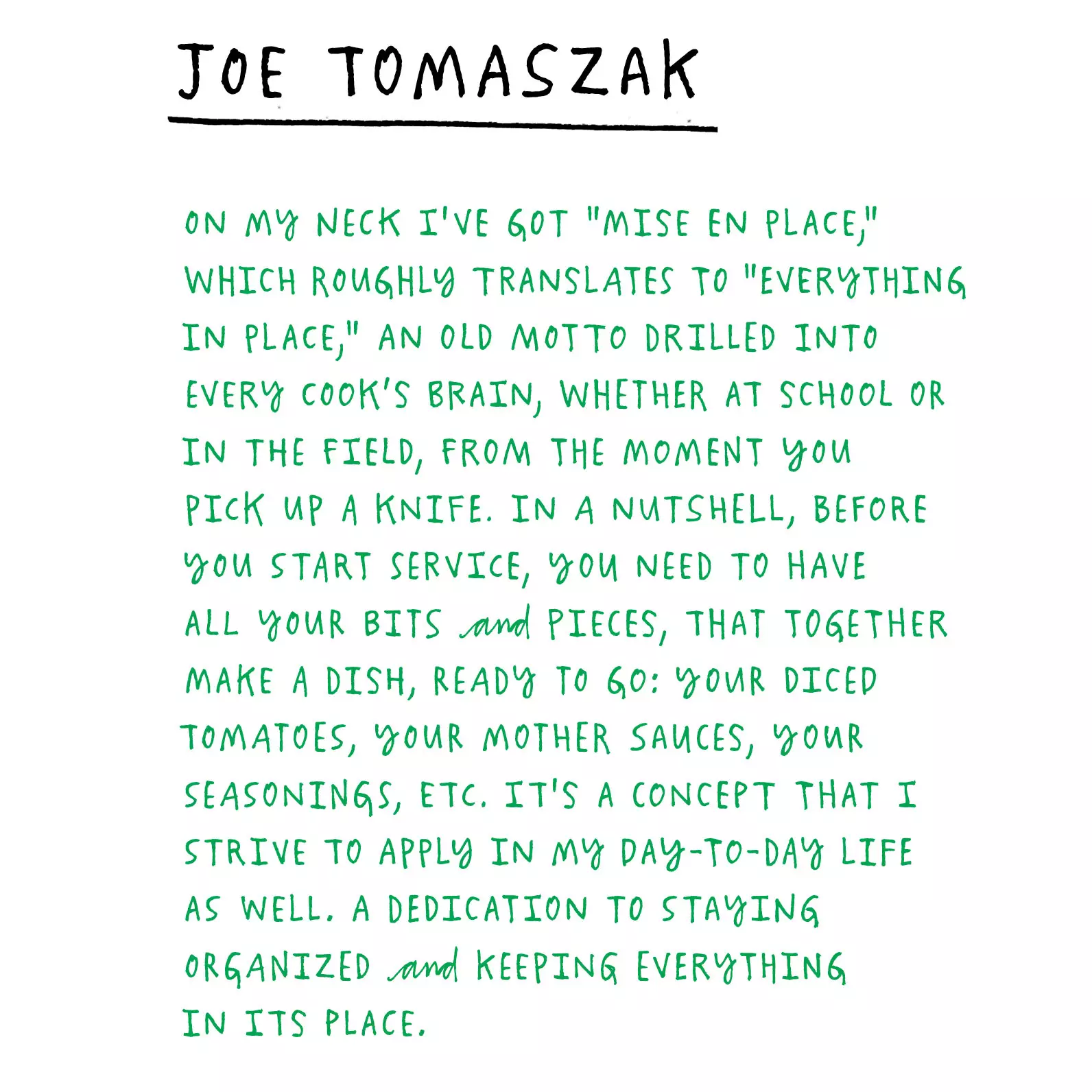 facas e tinta joe tomaszak