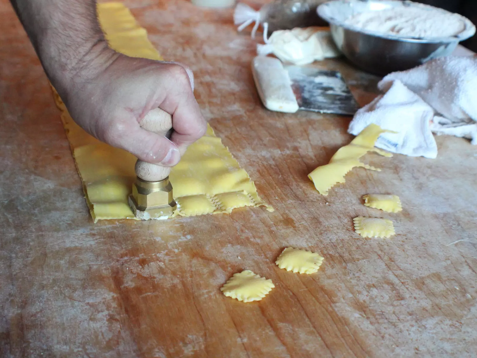 اسٽيمپنگ Ravioli