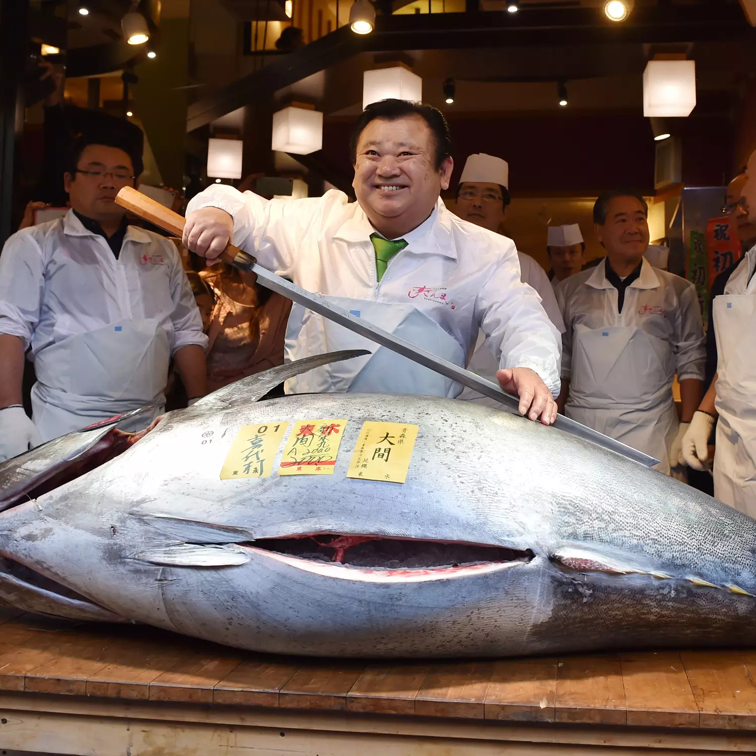 Tsukiji fiskmarkaður $117k túnfiskur
