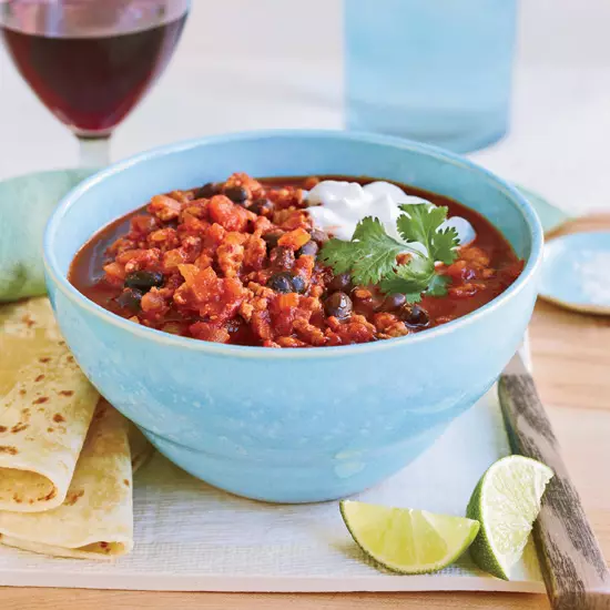 Black-Bean Turkia Chili