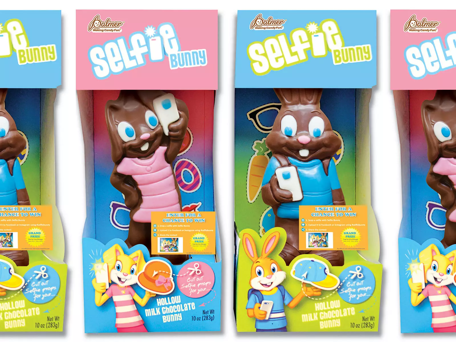 chocolate bunnies noj selfies