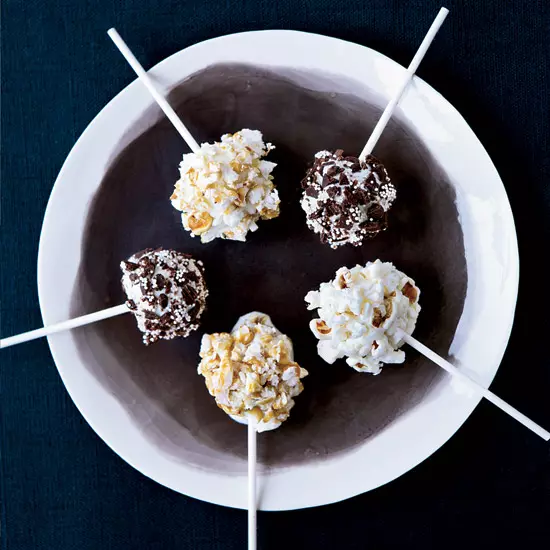 Paletas de helado de bombón