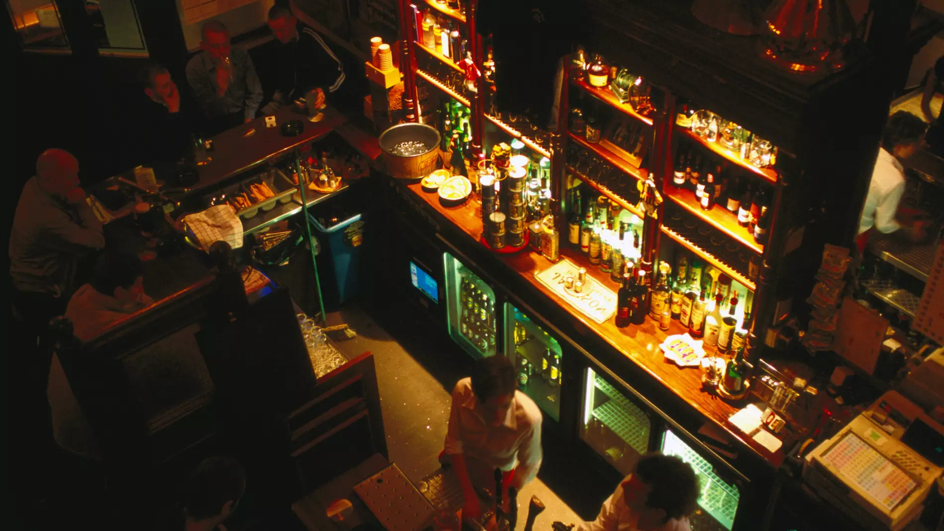 Le bar du palais à Dublin