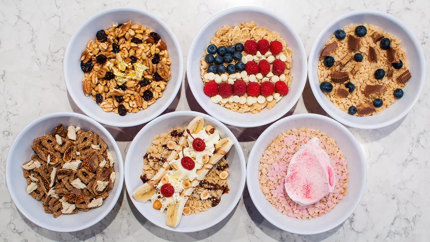 ciotole di cereali per la cena