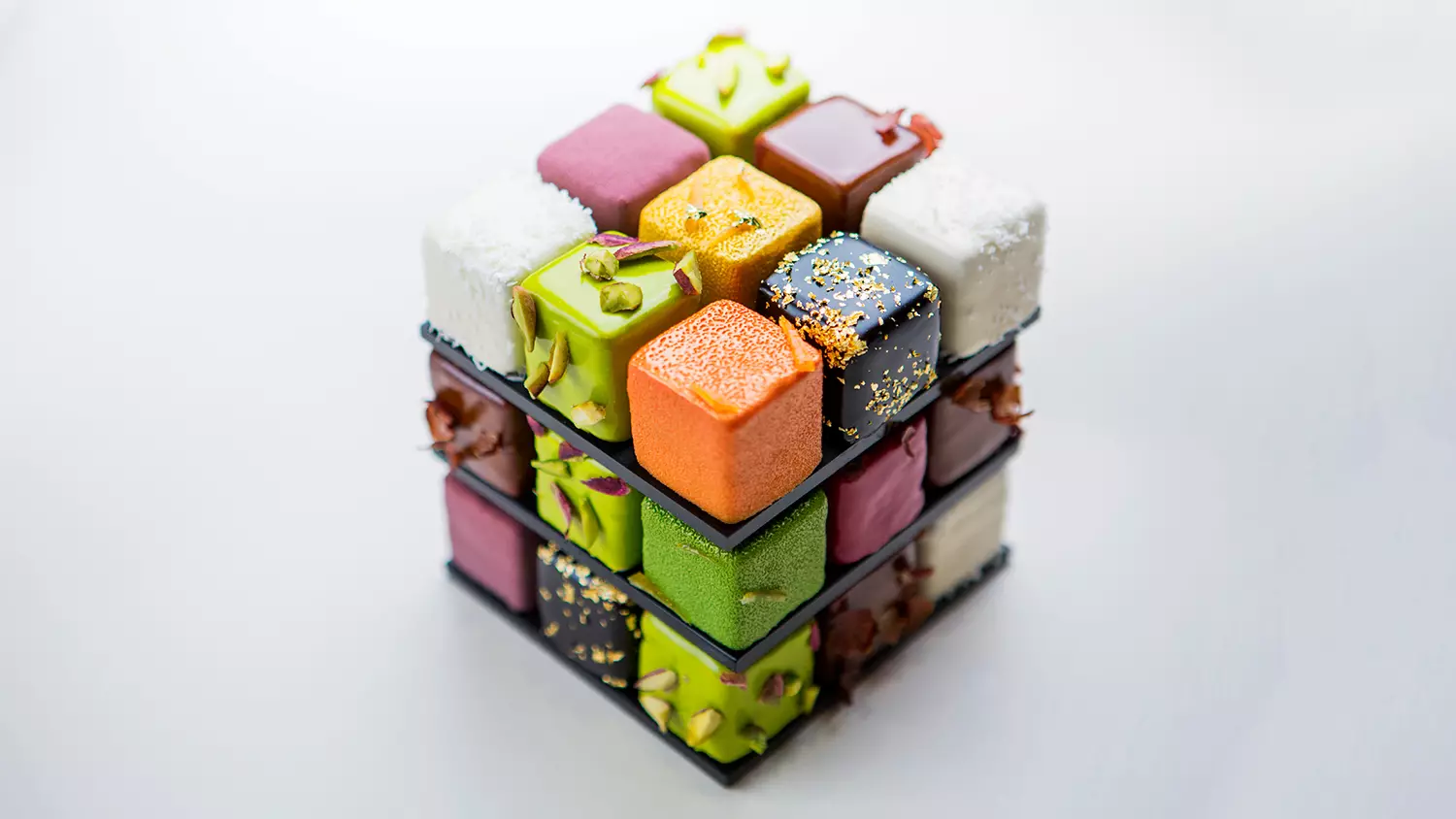 gâteau au cube de rubik