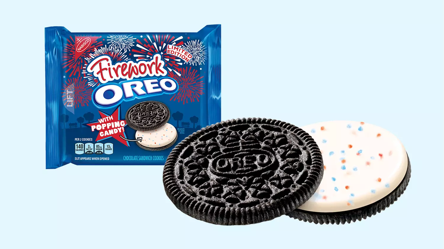 fejerverkų oreos