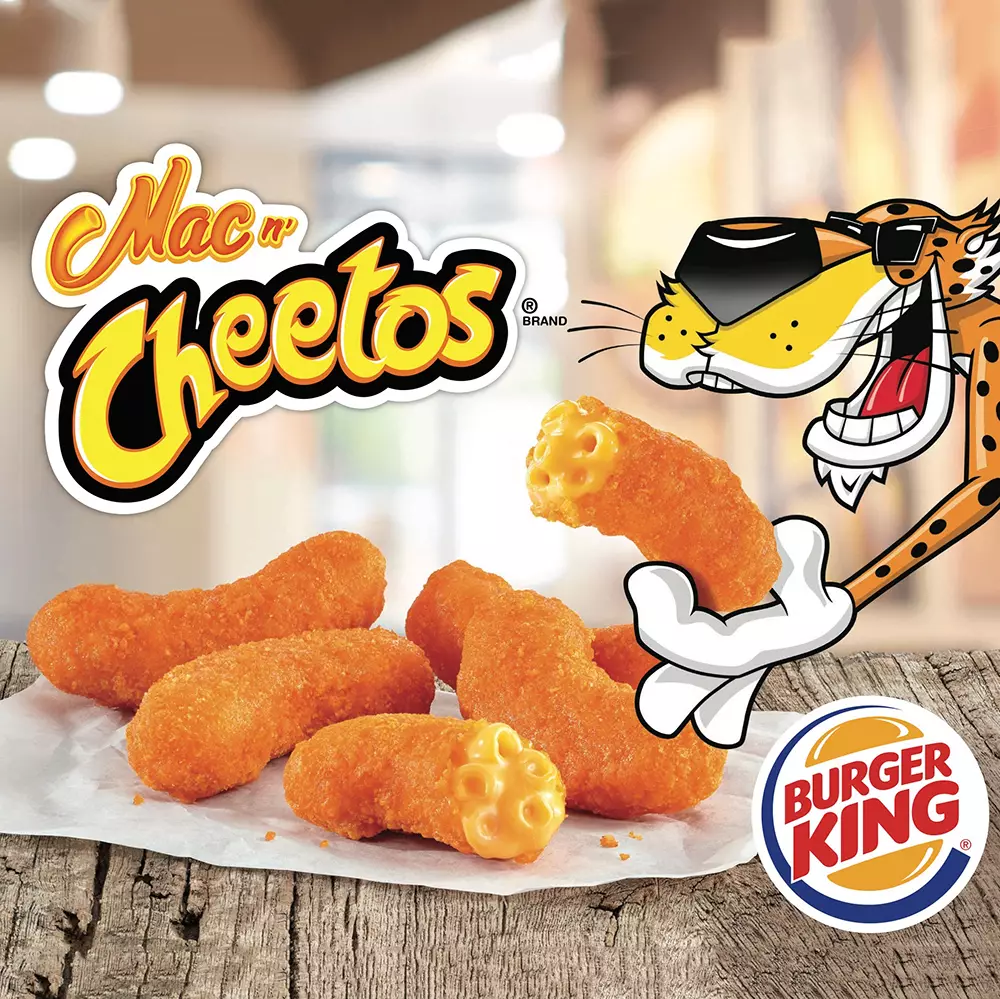 mac n cheetos burger king taarifa kwa vyombo vya habari