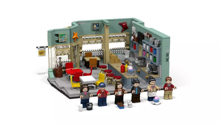 gilmore girls diner lego to'plami g'oyasi