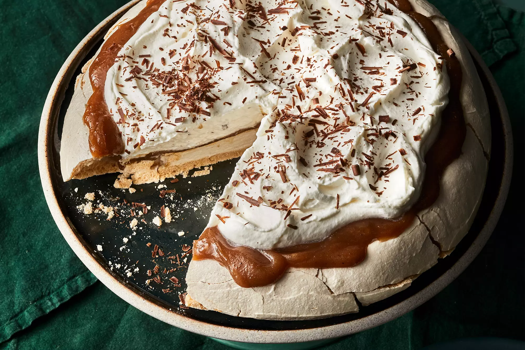 Pavlova de castañas