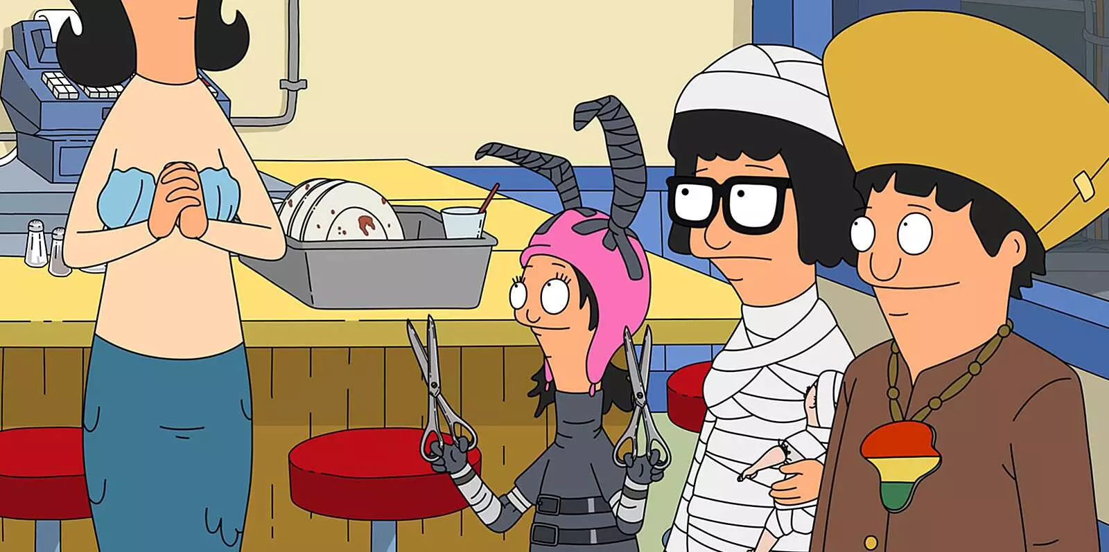 All 'Bob's Burgers' Halloween-Themed Burger vum Dag