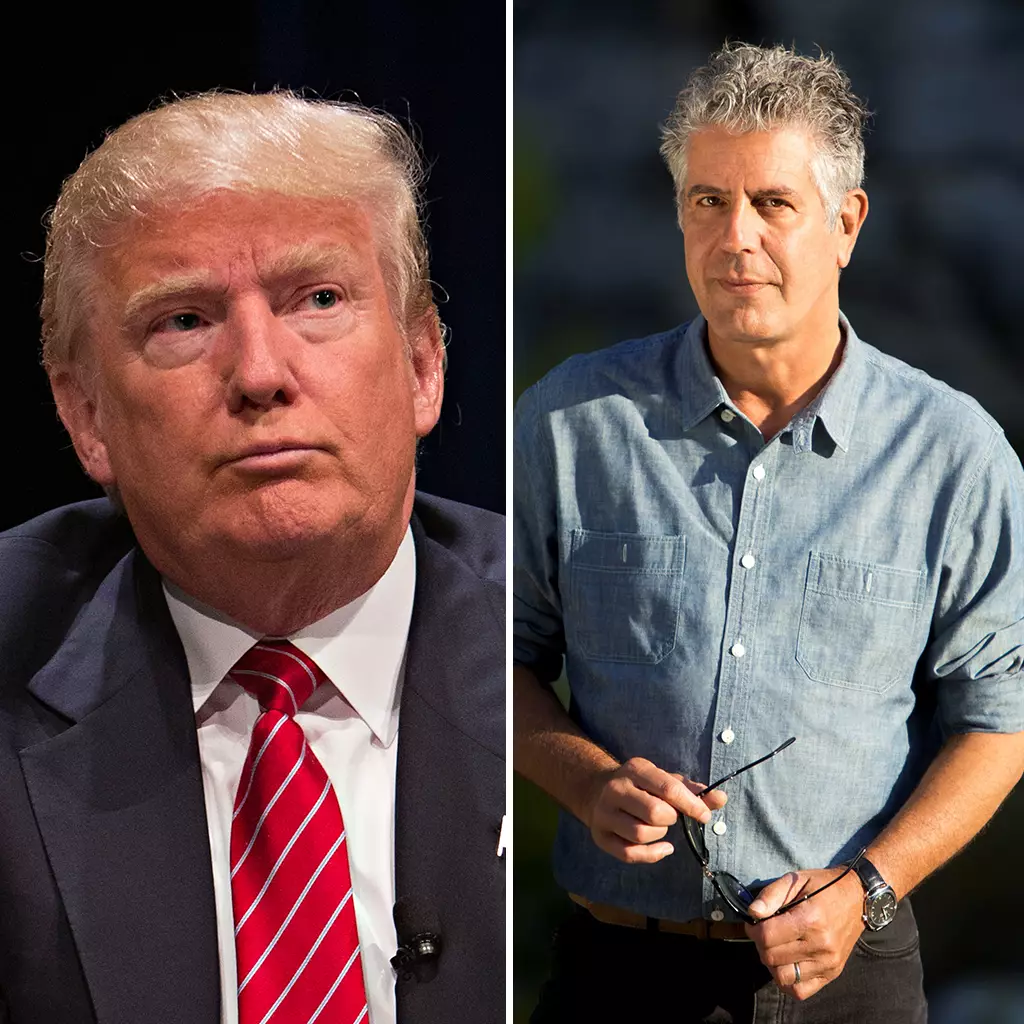 Donald Trump, Anthony Bourdain