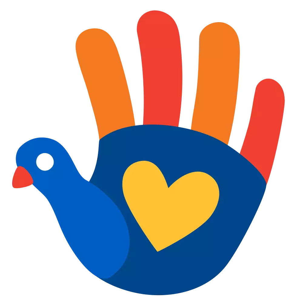 Venmo / Aldi Friendsgiving Turkey Hand Emoji