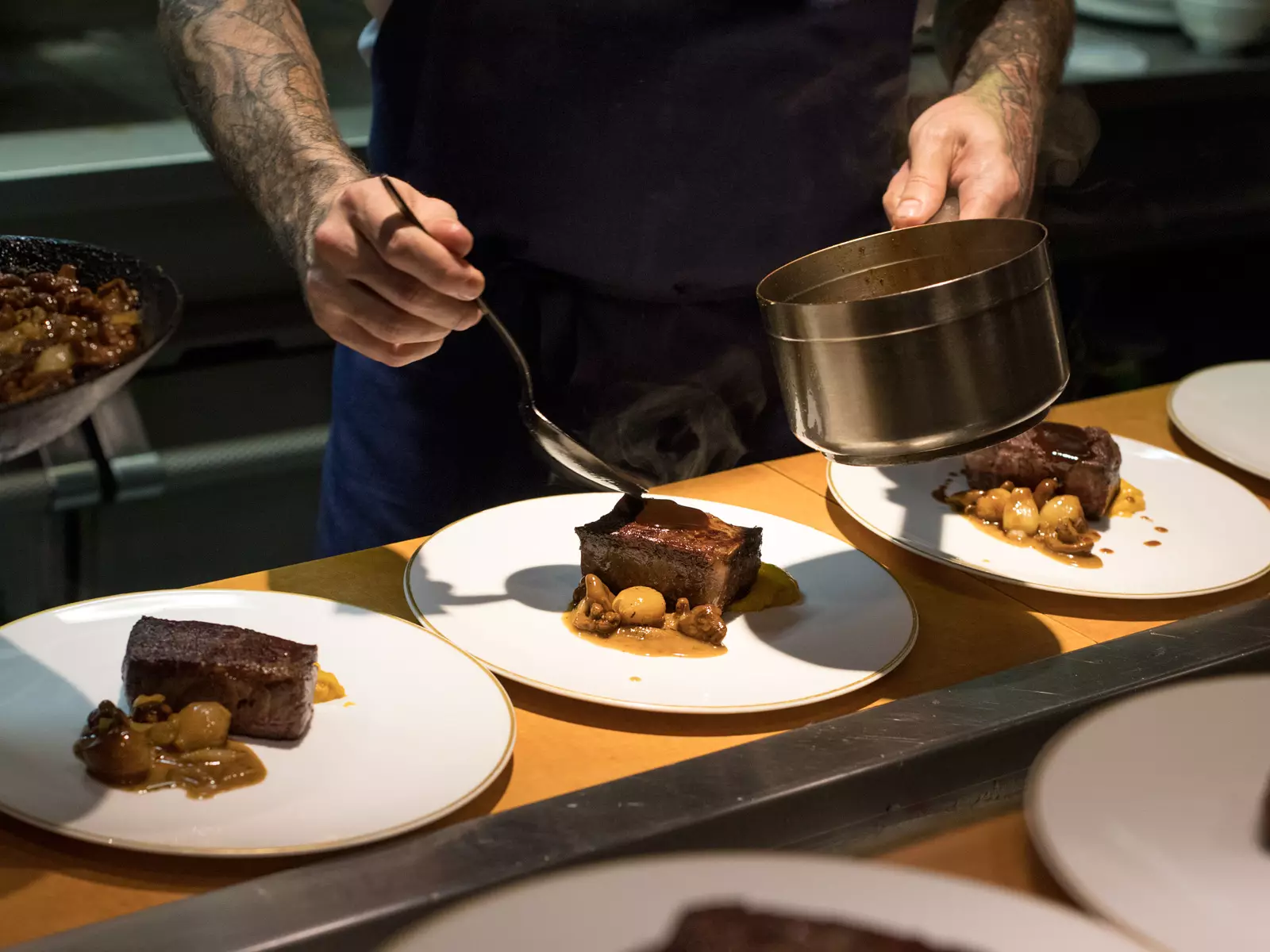 Ċanga Aged with Chantrelle Ragu with