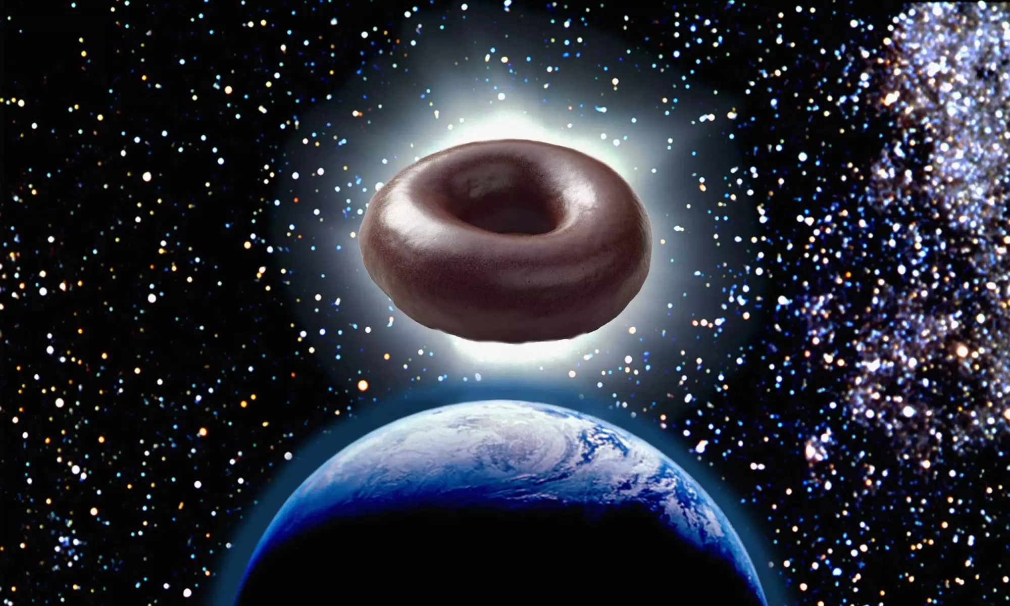 Krispy Kreme's Solar Eclipse Donuts Ti wa ni Bo ni Chocolate